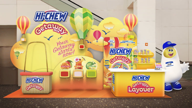 HI-CHEW® Introduces New Getaway Mix and Brings an Immersive Pop-Up Exp