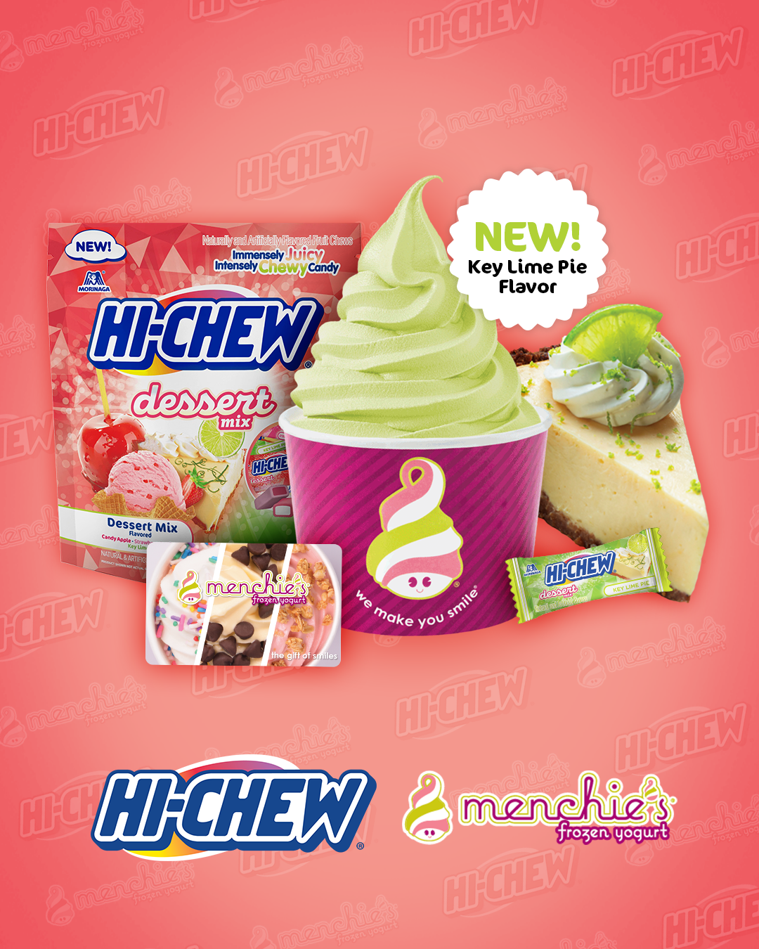 HI-CHEW® and Menchie's Frozen Yogurt Team Up to Launch HI-CHEW® Key Li