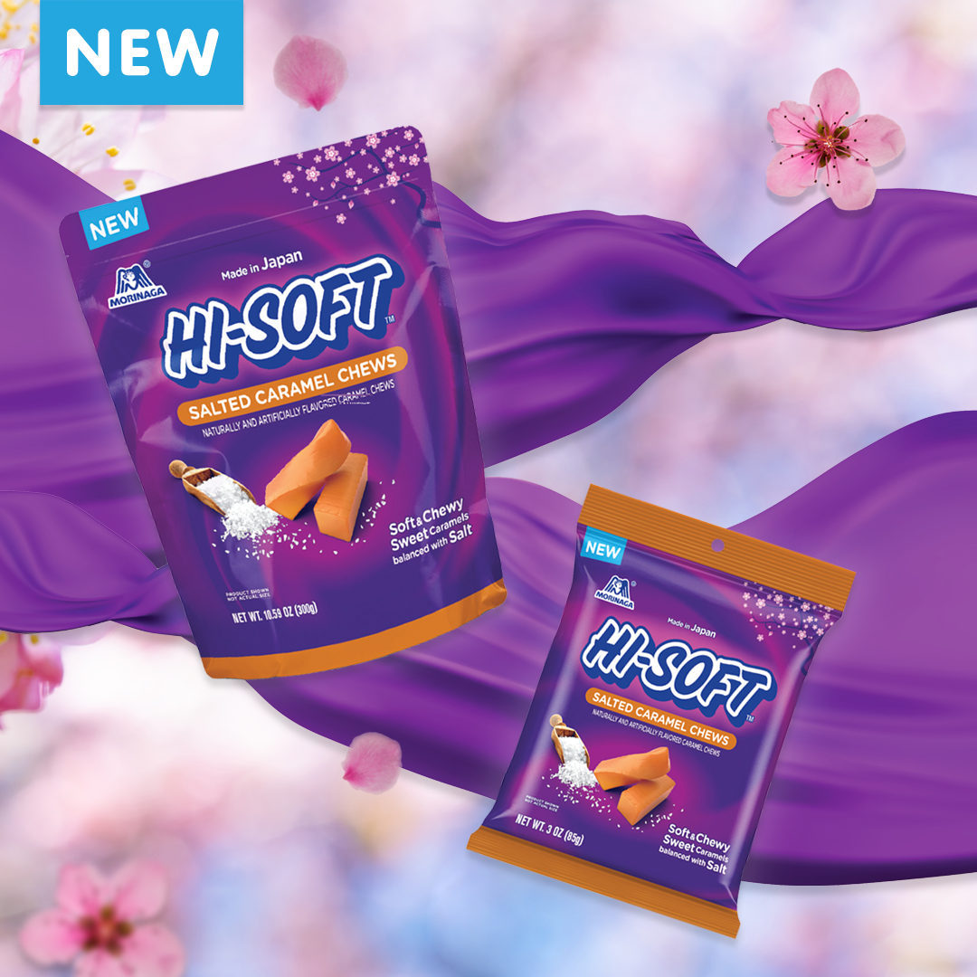 HI-SOFT™ Salted Caramel Chews Stand Up Pouch – HI-CHEW